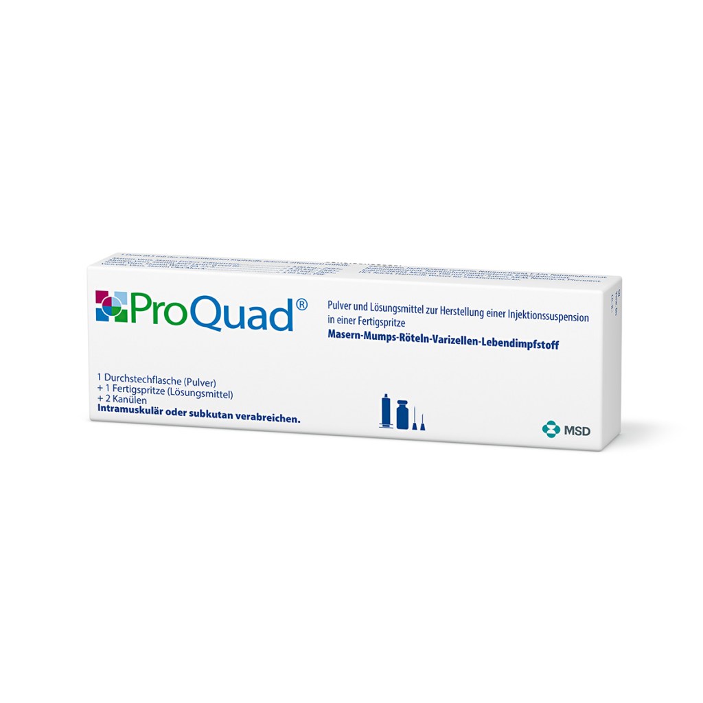Informationen zu ProQuad® (Masern-Mumps-Röteln-Varizellen ...